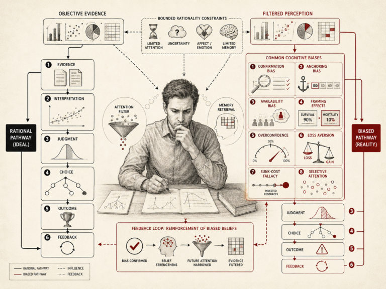 Cognitive Biases in Decision Making: Heuristics and Human Judgment